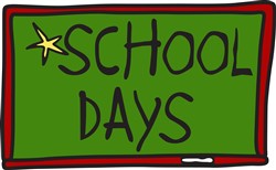 School Days Vector Illustration | AnnTheGran.com