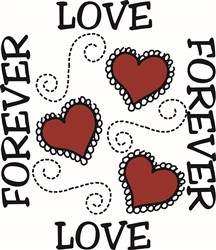 Forever Love Vector Illustration | AnnTheGran.com