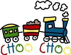 Choo Choo Vector Illustration | AnnTheGran.com