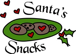 Santas Snacks Vector Illustration | AnnTheGran.com