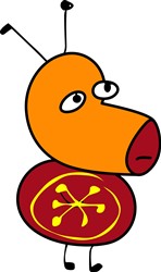 Space Alien Bug Vector Illustration | AnnTheGran.com