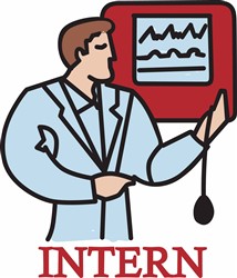 Intern Vector Illustration | AnnTheGran.com