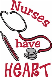 Nurses Have Heart Vector Illustration | AnnTheGran.com