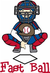 Fast Ball Vector Illustration | AnnTheGran.com