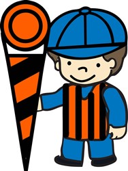 Line Referee Vector Illustration | AnnTheGran.com