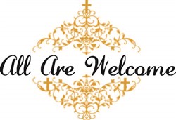 All Are Welcome Vector Illustration | AnnTheGran.com
