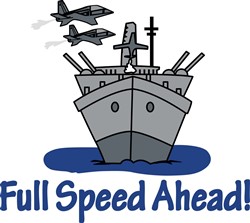 Full Speed Ahead Vector Illustration | AnnTheGran.com