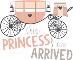 The Princess Has Arrived Vector Illustration | AnnTheGran.com