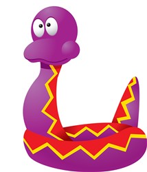 Toy Snake Vector Illustration | AnnTheGran.com