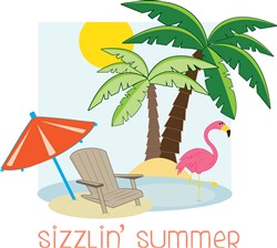 Sizzlin Summer Vector Illustration | AnnTheGran.com