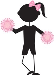 Girl Cheering Vector Illustration | AnnTheGran.com