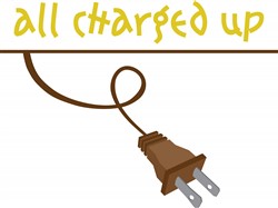 All Charged Up Vector Illustration | AnnTheGran.com