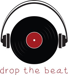 Drop The Beat Vector Illustration | AnnTheGran.com
