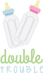 Double Trouble Vector Illustration | AnnTheGran.com