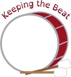Keeping The Beat Vector Illustration | AnnTheGran.com