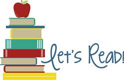 Lets Read Vector Illustration | AnnTheGran.com