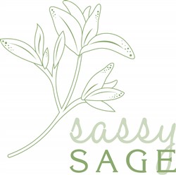 Sassy Sage Vector Illustration | AnnTheGran.com