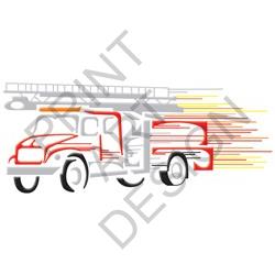Fire Engine Vector Illustration | AnnTheGran.com
