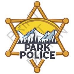 Park Police Vector Illustration | AnnTheGran.com