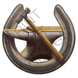 Farrier Vector Illustration | AnnTheGran.com