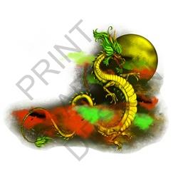 Long Dragon Vector Illustration | AnnTheGran.com