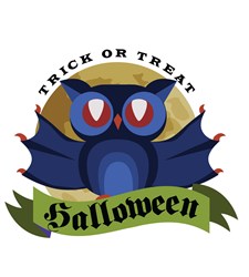 Halloween Owl Vector Illustration | AnnTheGran.com