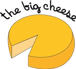 The Big Cheese Vector Illustration | AnnTheGran.com