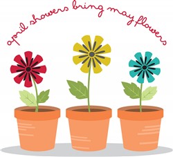 May Flowers Vector Illustration | AnnTheGran.com