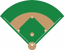 Baseball Field Vector Illustration | AnnTheGran.com