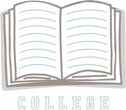 College Book Vector Illustration | AnnTheGran.com