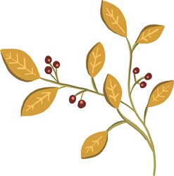Berry Branch Vector Illustration | AnnTheGran.com