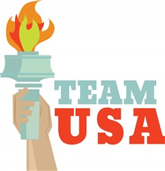 Team USA Vector Illustration | AnnTheGran.com
