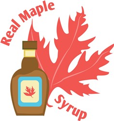 Real Maple Syrup Vector Illustration | AnnTheGran.com