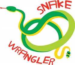 Snake Wrangler Vector Illustration | AnnTheGran.com