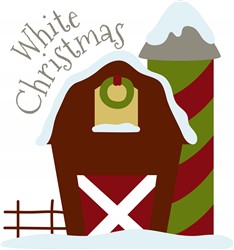 White Christmas Vector Illustration | AnnTheGran.com