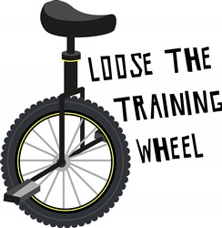 Training Wheel Vector Illustration | AnnTheGran.com