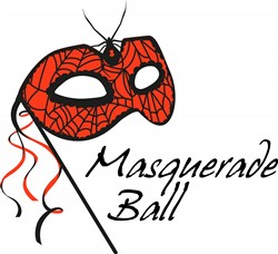 Masquerade Ball Vector Illustration | AnnTheGran.com