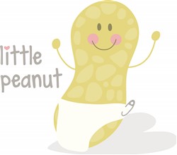 Little Peanut Vector Illustration | AnnTheGran.com