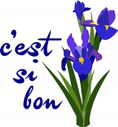 Cest Si Bon Vector Illustration | AnnTheGran.com
