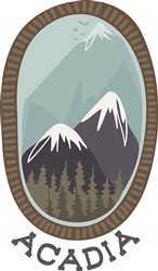 Acadia National Park Vector Illustration | AnnTheGran.com