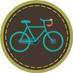Bicycle Circle Vector Illustration | AnnTheGran.com