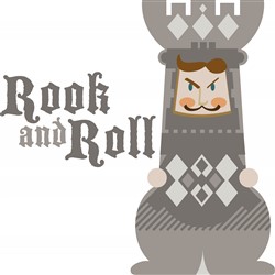 Rook And Roll Vector Illustration | AnnTheGran.com