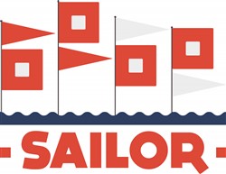 Sailor Flags Vector Illustration | AnnTheGran.com