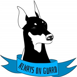Always On Guard Vector Illustration | AnnTheGran.com