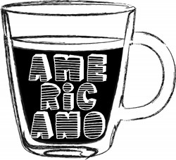 Americano Vector Illustration | AnnTheGran.com