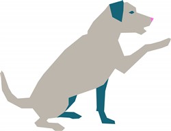 Puppy Dog Vector Illustration | AnnTheGran.com