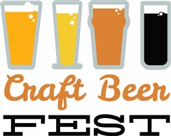 Craft Beer Fest Vector Illustration | AnnTheGran.com