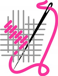 Needlepoint Vector Illustration | AnnTheGran.com