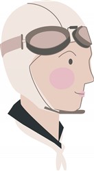 Amelia Earhart Vector Illustration | AnnTheGran.com