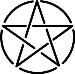 Pentagram Vector Illustration | AnnTheGran.com